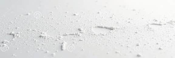 Deep Gouges and Fine Dust Grime on Pristine White Surface, Mark ...