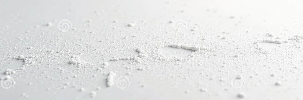 Deep Gouges and Fine Dust Grime on Pristine White Surface, Mark ...