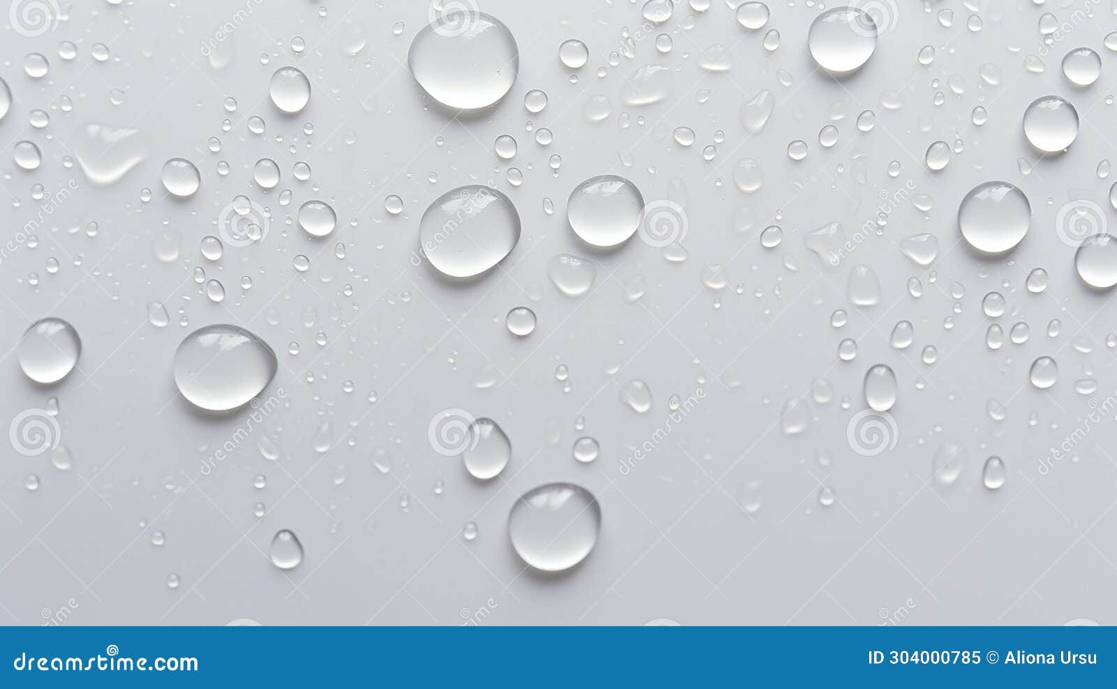 Water Drops on a White Background Stock Illustration - Illustration of ...