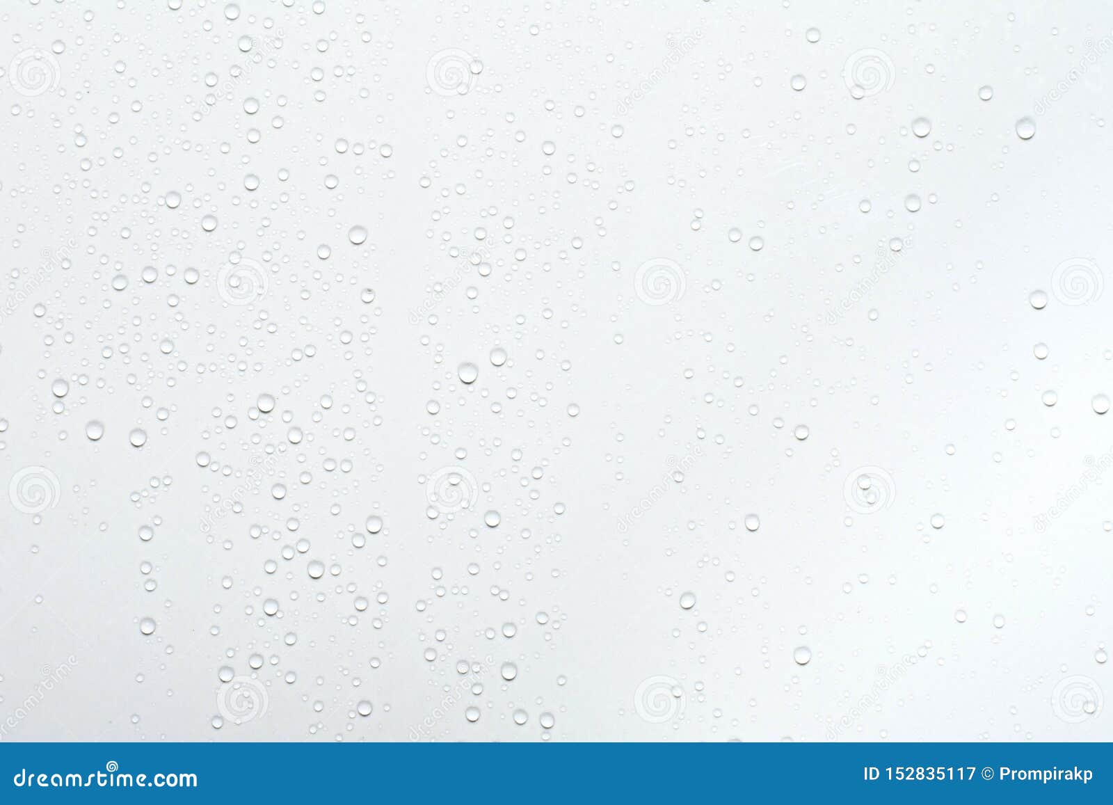 Water Drops on White Surface Background Stock Image - Image of bubble ...
