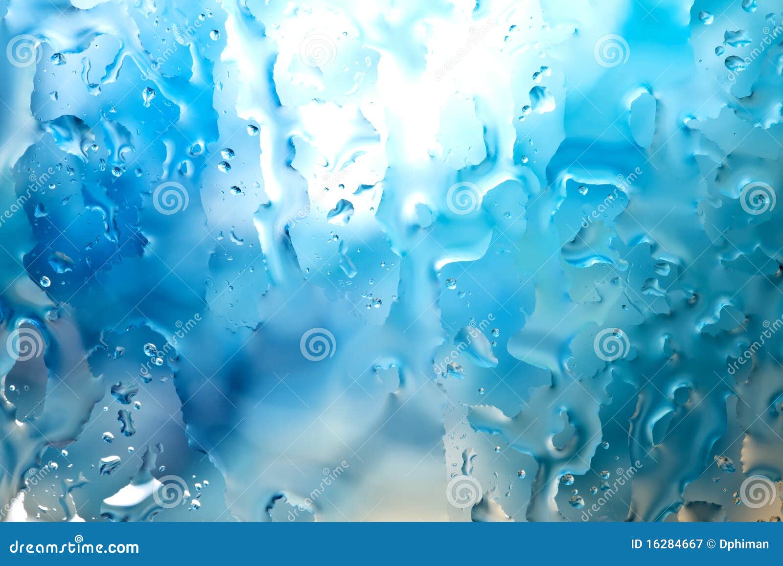 Window Water Blue Condensate Background Stock Photo | CartoonDealer.com ...