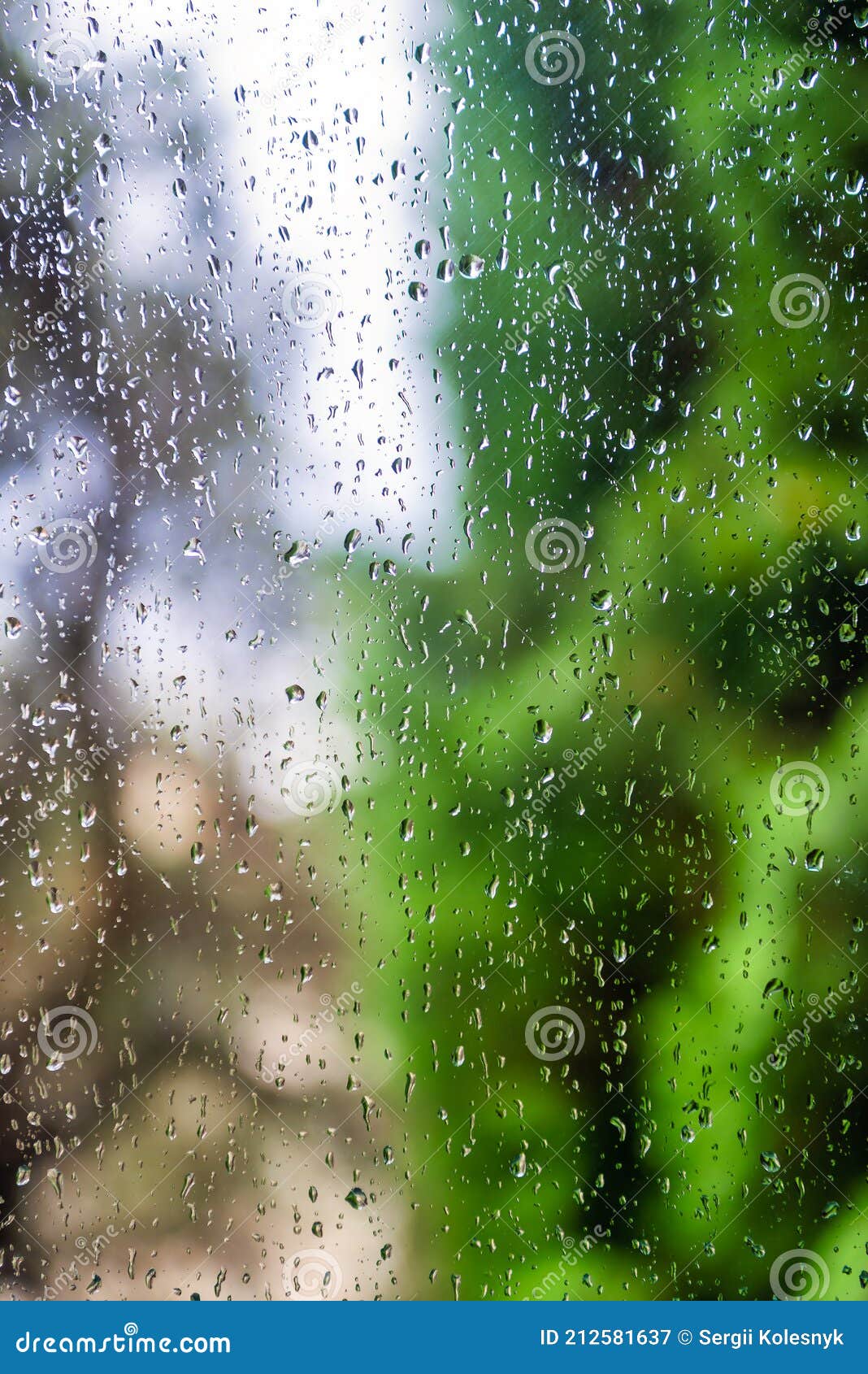 Water drops on window stock image. Image of abstract - 212581637