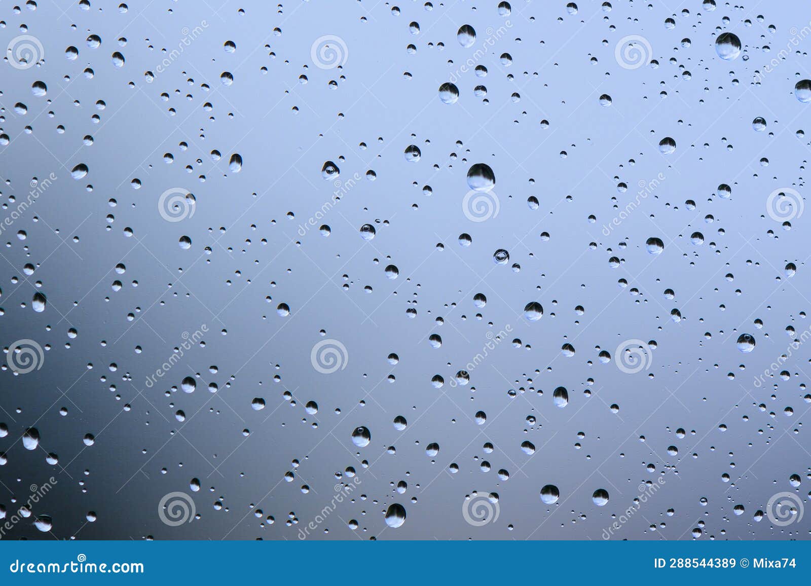 Water Drops on the Window after the Rain Horizontal Frame 2 Stock Image ...