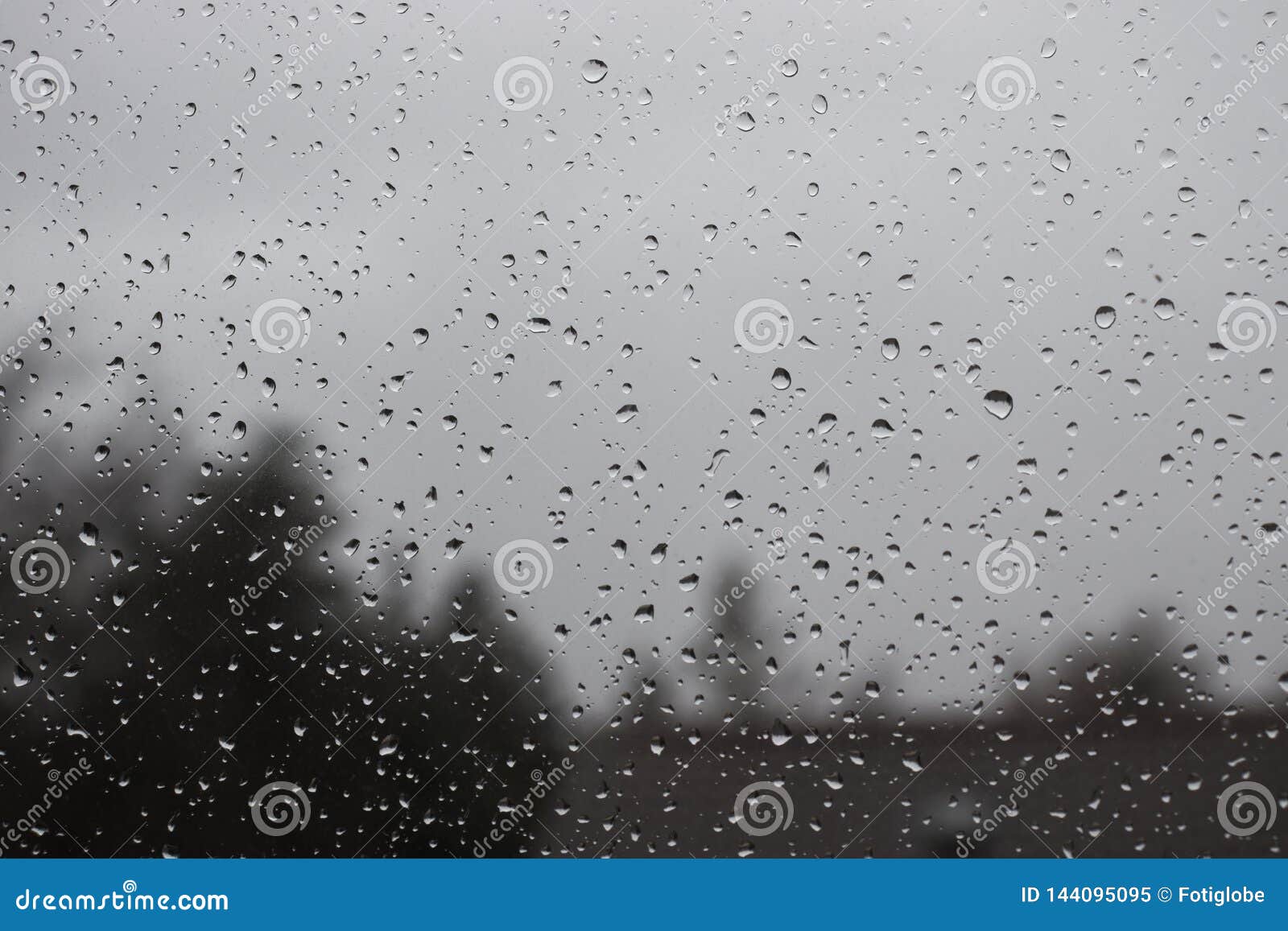 Water drops on window stock image. Image of raindrop - 144095095