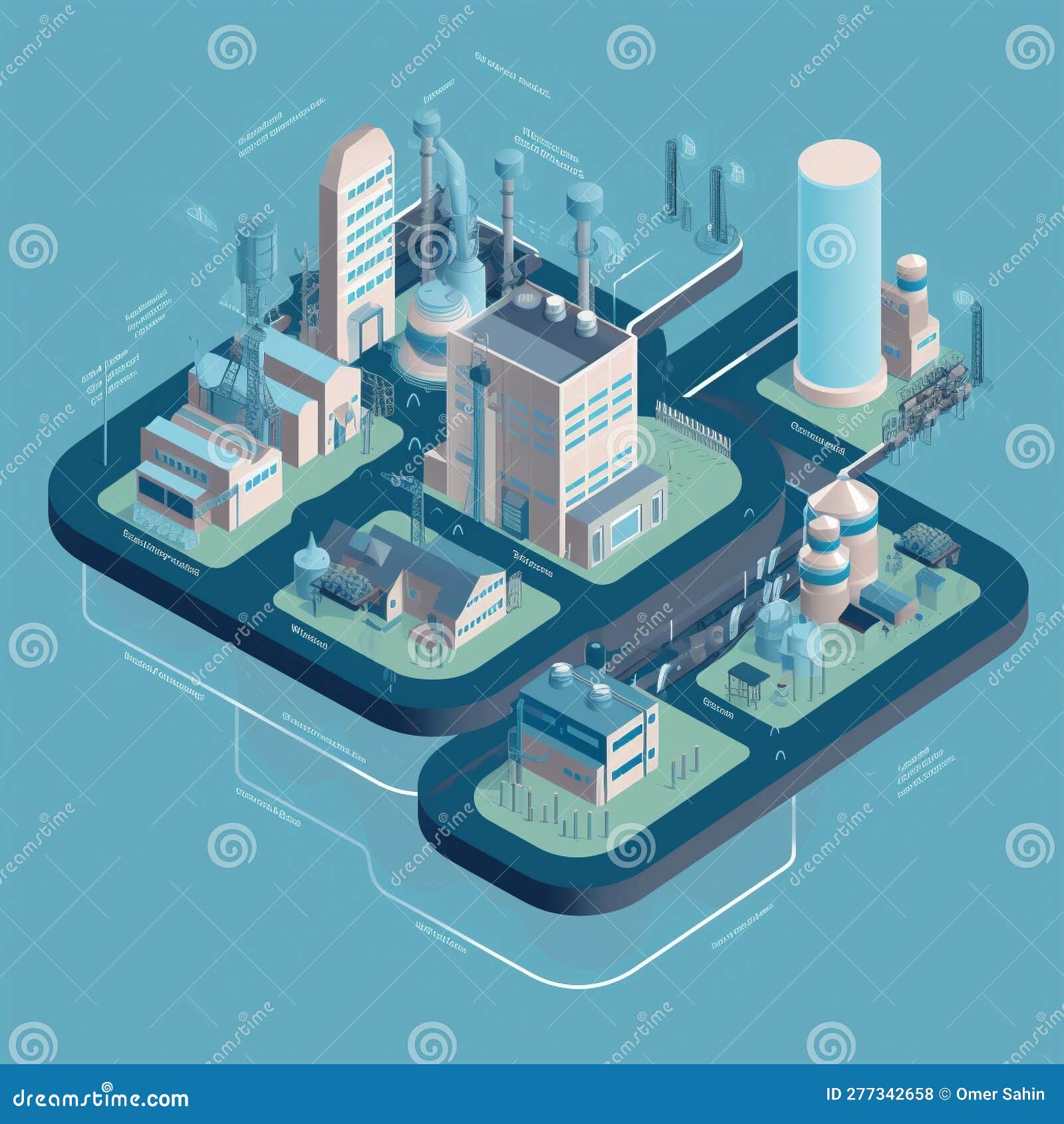 Water Efficiency in Industry - Image of an Industrial Process Optimized ...