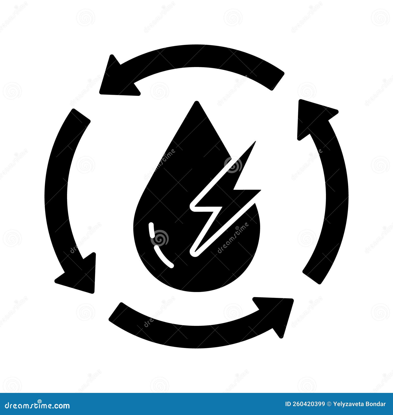 Water Electricity Energy Silhouette Icon. Renewable Hydropower Glyph ... Water Electricity Energy Silhouette Icon. Renewable Hydropower Glyph ...