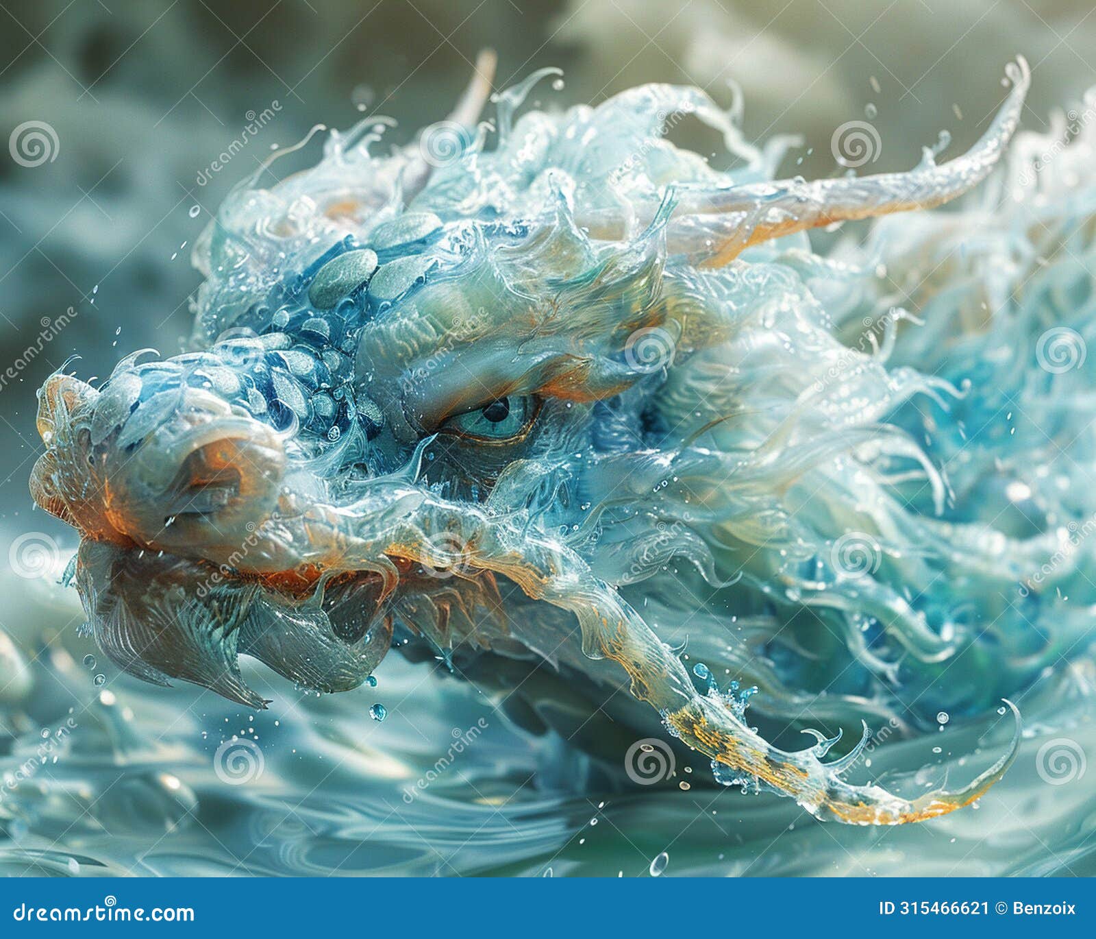 Water elemental creature stock image. Image of event - 315466621
