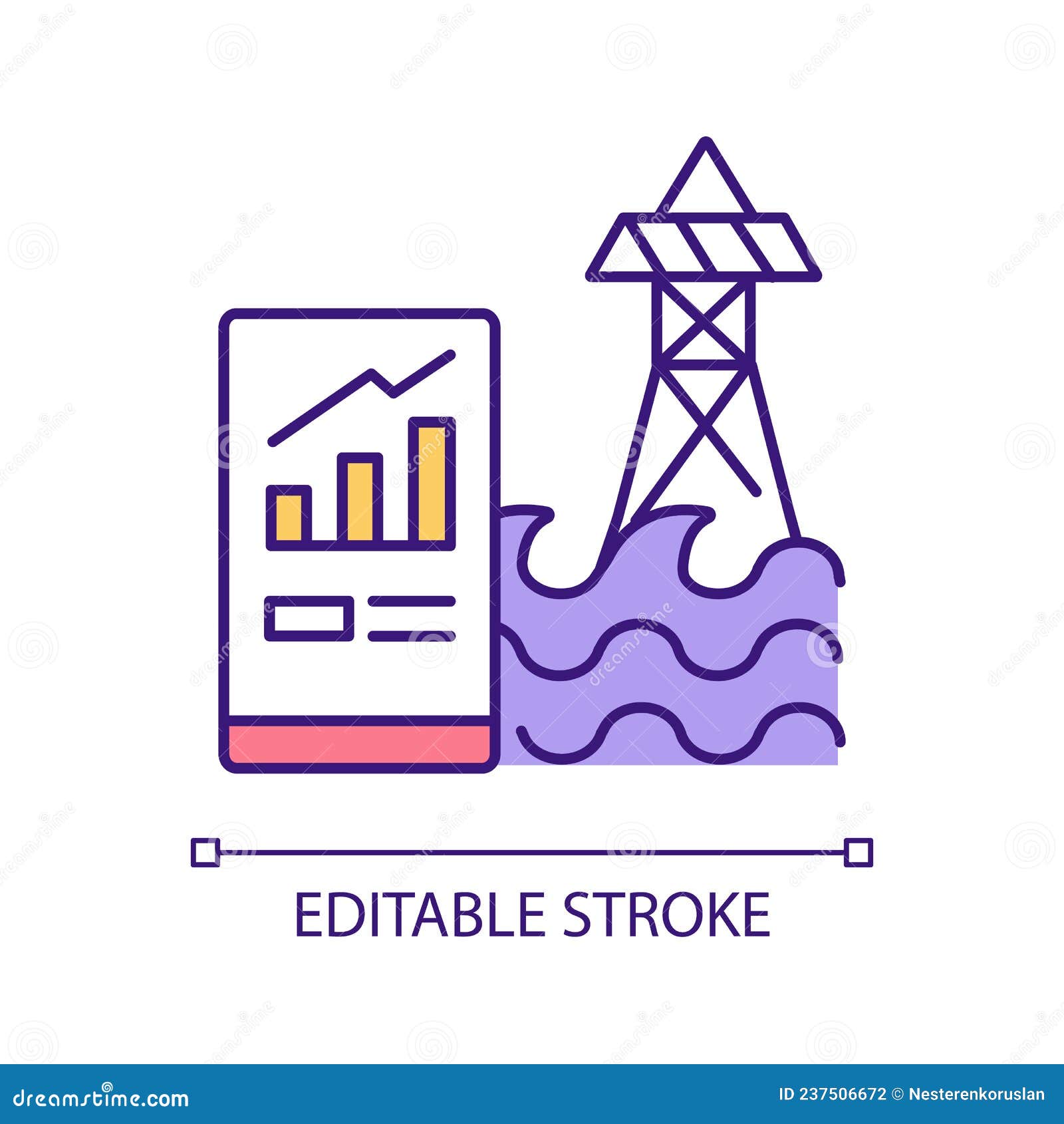 Water Energy Technology RGB Color Icon Stock Vector - Illustration of ... Water Energy Technology RGB Color Icon Stock Vector - Illustration of ...