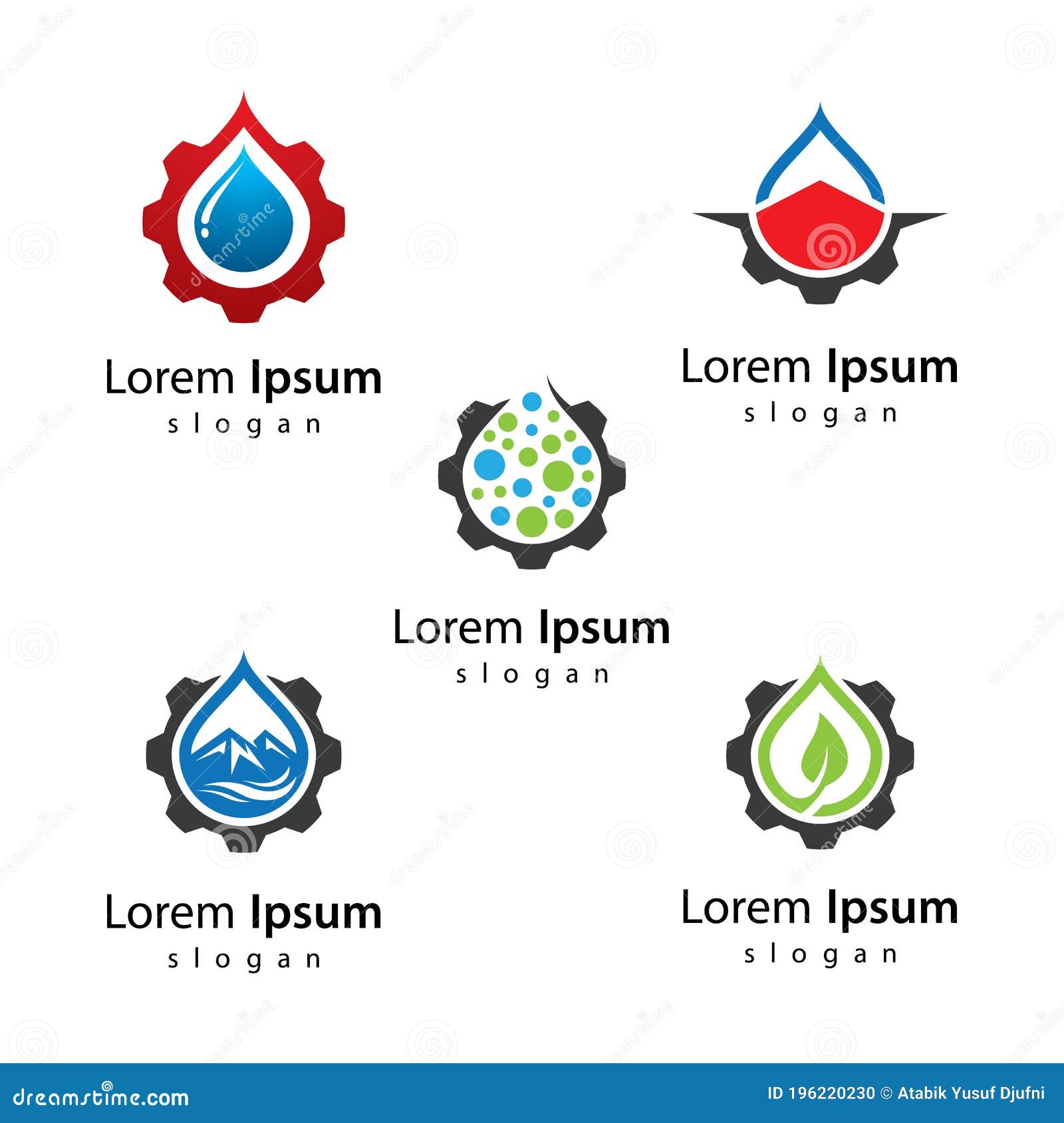 Water engine logo images stock vector. Illustration of concept - 196220230