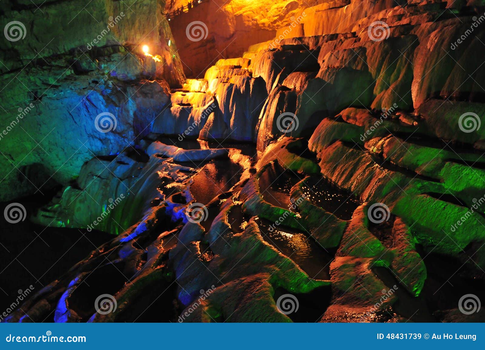 Water-eroded cave stock image. Image of rock, eroded - 48431739