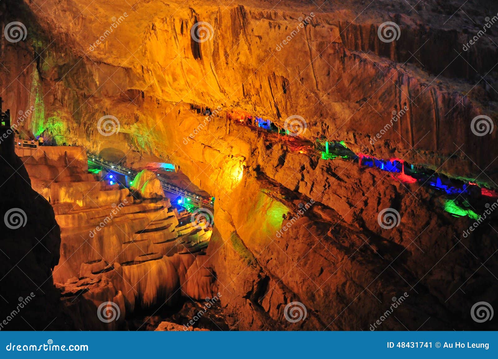Water-eroded cave stock image. Image of stalactite, colour - 48431741