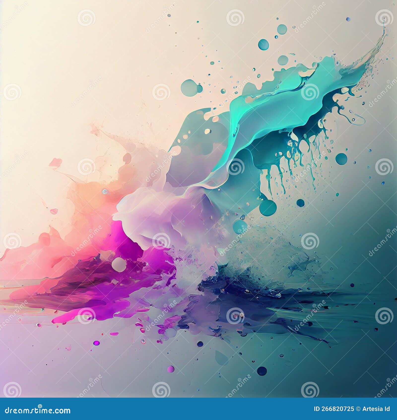 Water Explode Soft Color Disarray Abstract Wallpaper Stock Illustration ...