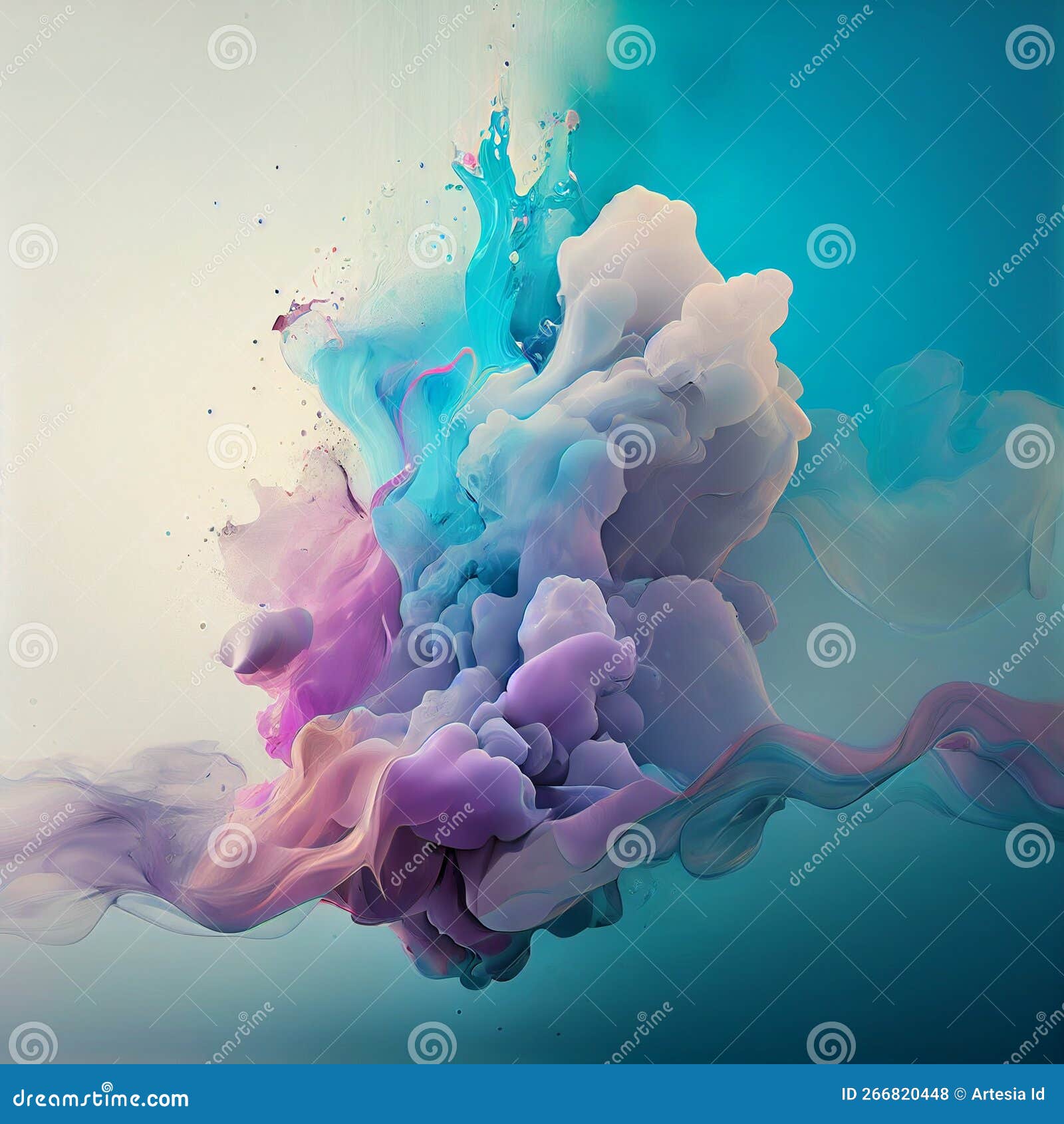 Water Explode Soft Color Disarray Abstract Wallpaper Stock Illustration ...