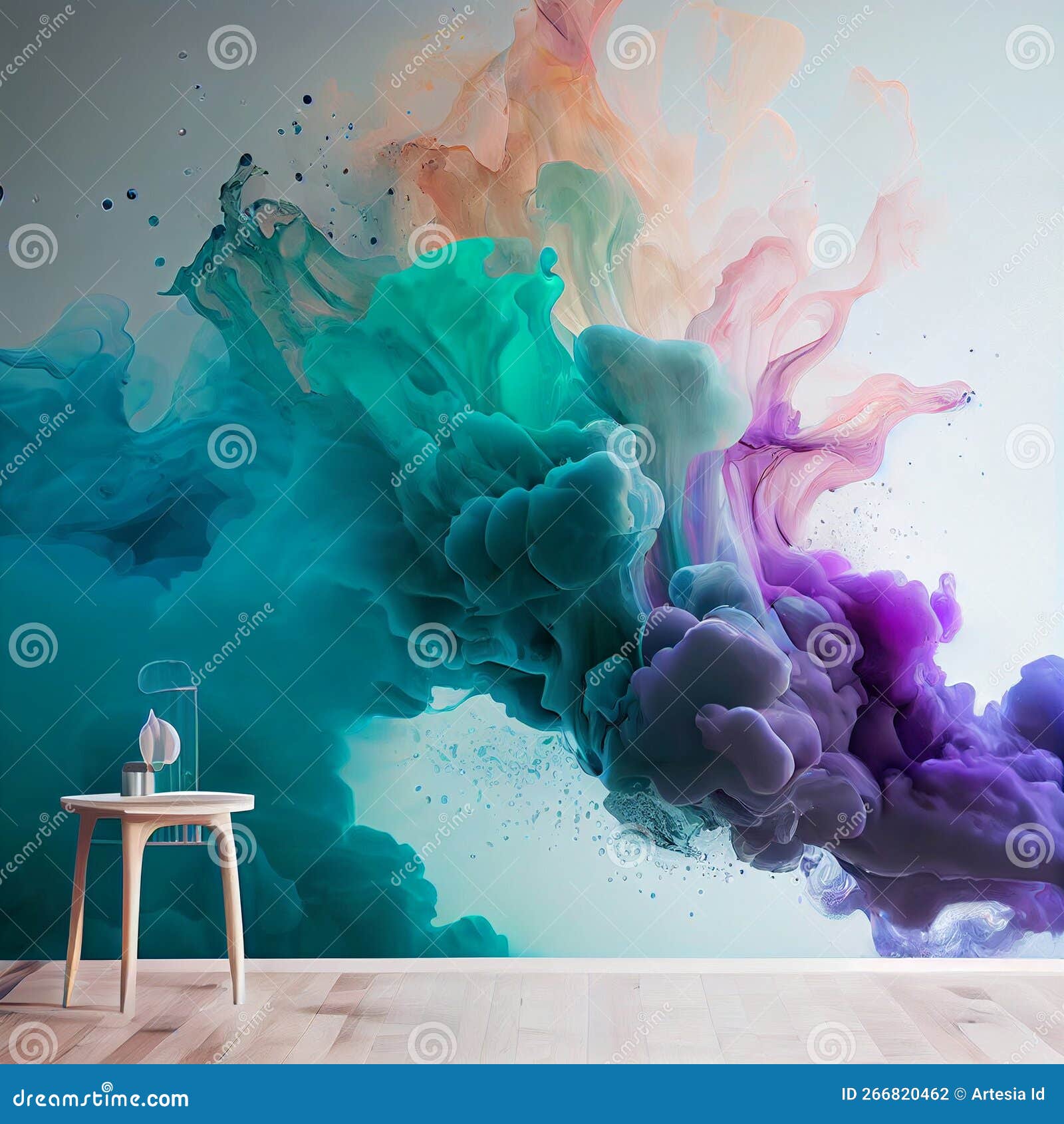 Water Explode Soft Color Disarray Abstract Wallpaper Stock Image ...