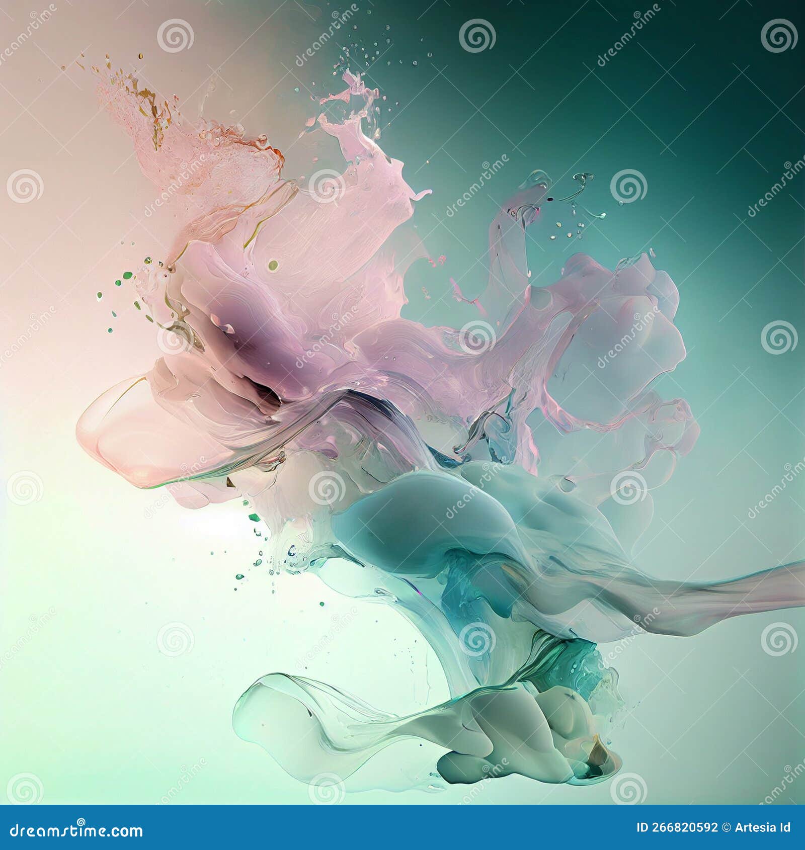 Water Explode Soft Color Disarray Abstract Wallpaper Royalty-Free Stock ...