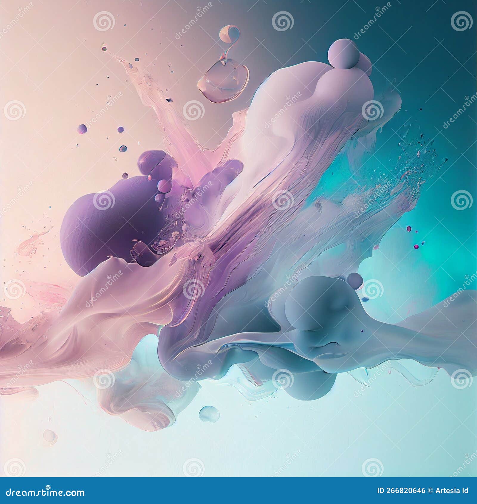 Water Explode Soft Color Disarray Abstract Wallpaper Stock Illustration ...