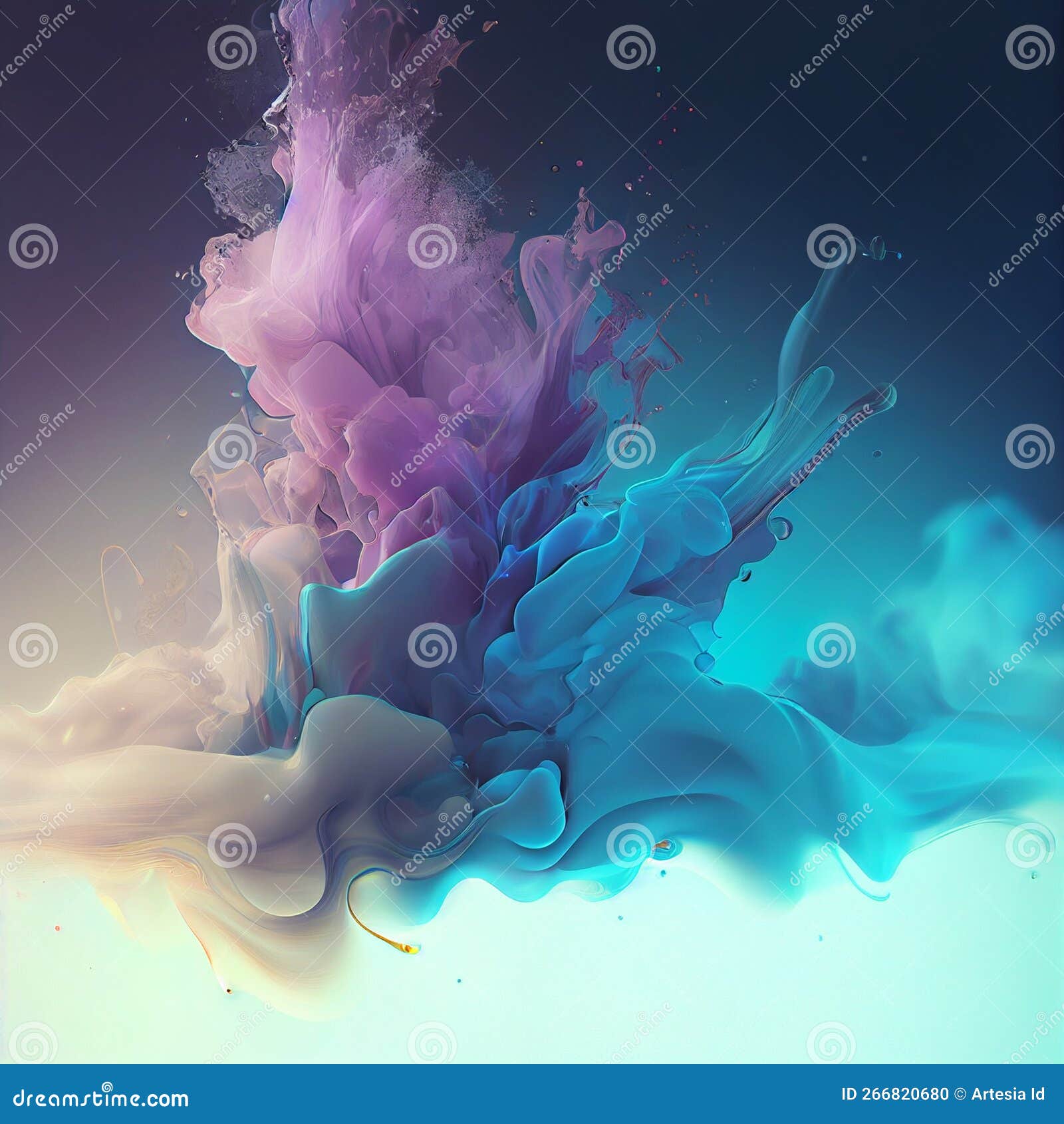 Water Explode Soft Color Disarray Abstract Wallpaper Stock Illustration ...