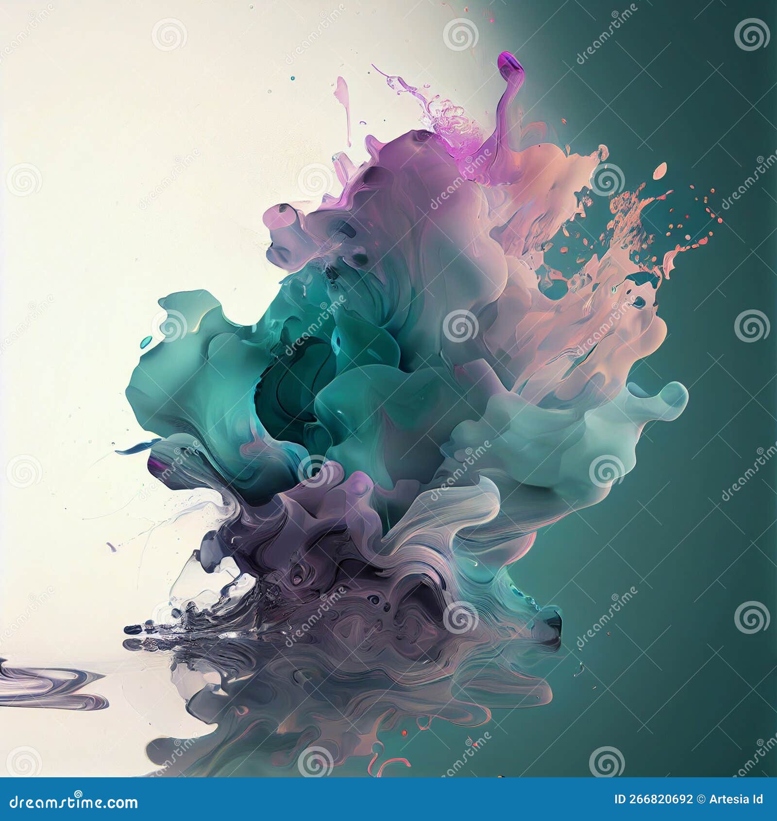 Water Explode Soft Color Disarray Abstract Wallpaper Stock Illustration ...