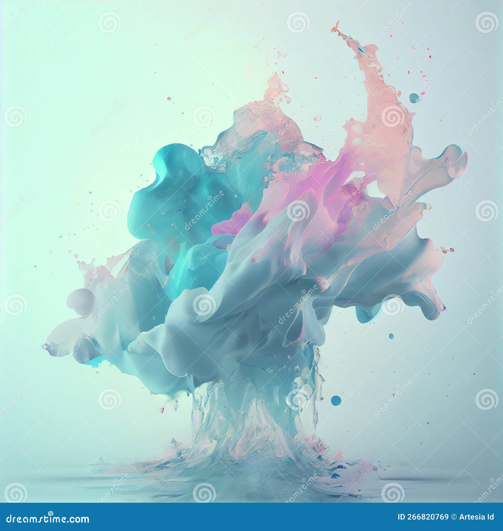 Water Explode Soft Color Disarray Abstract Wallpaper Stock Image ...