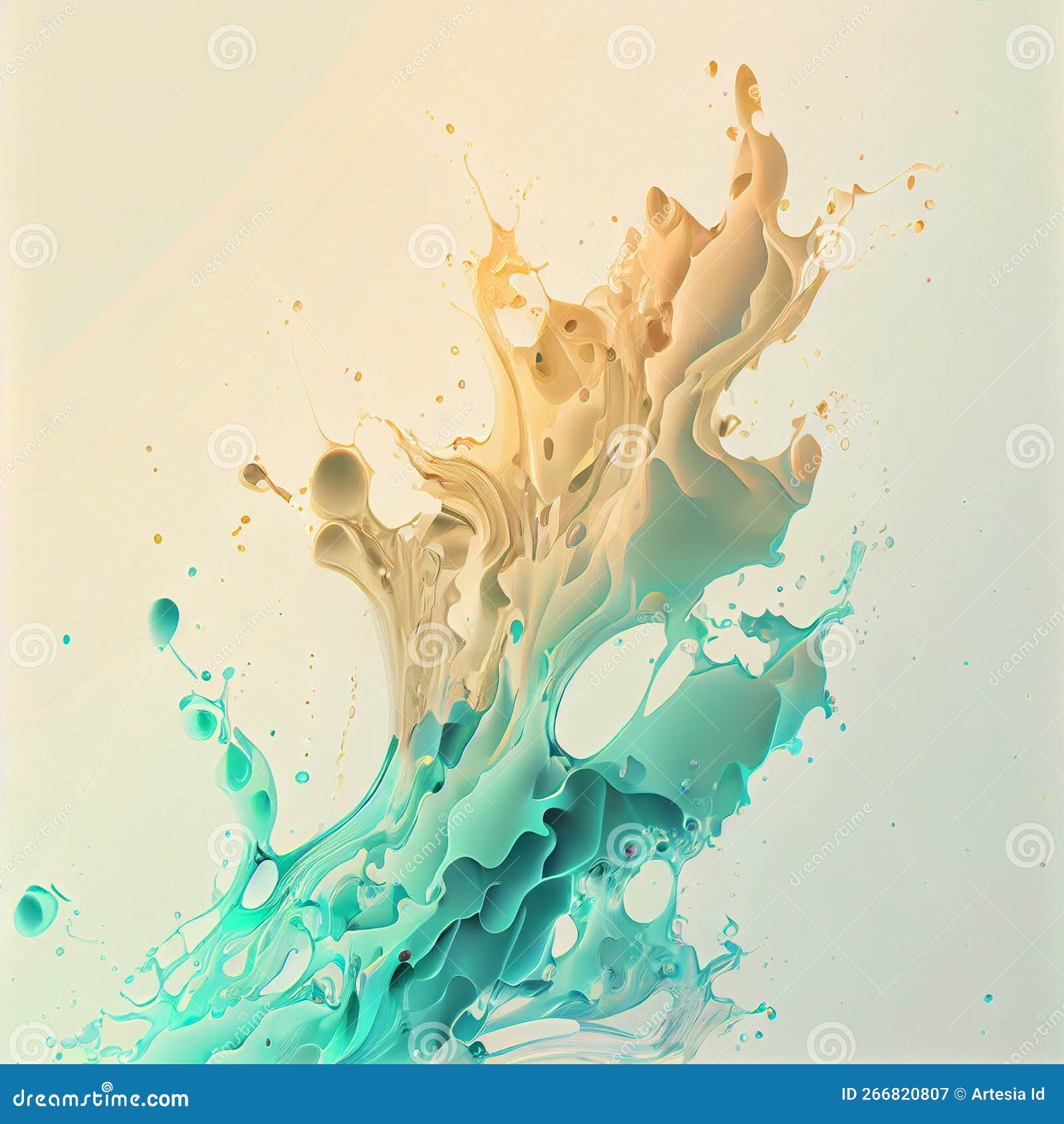 Water Explode Soft Color Disarray Abstract Wallpaper Royalty-Free Stock ...