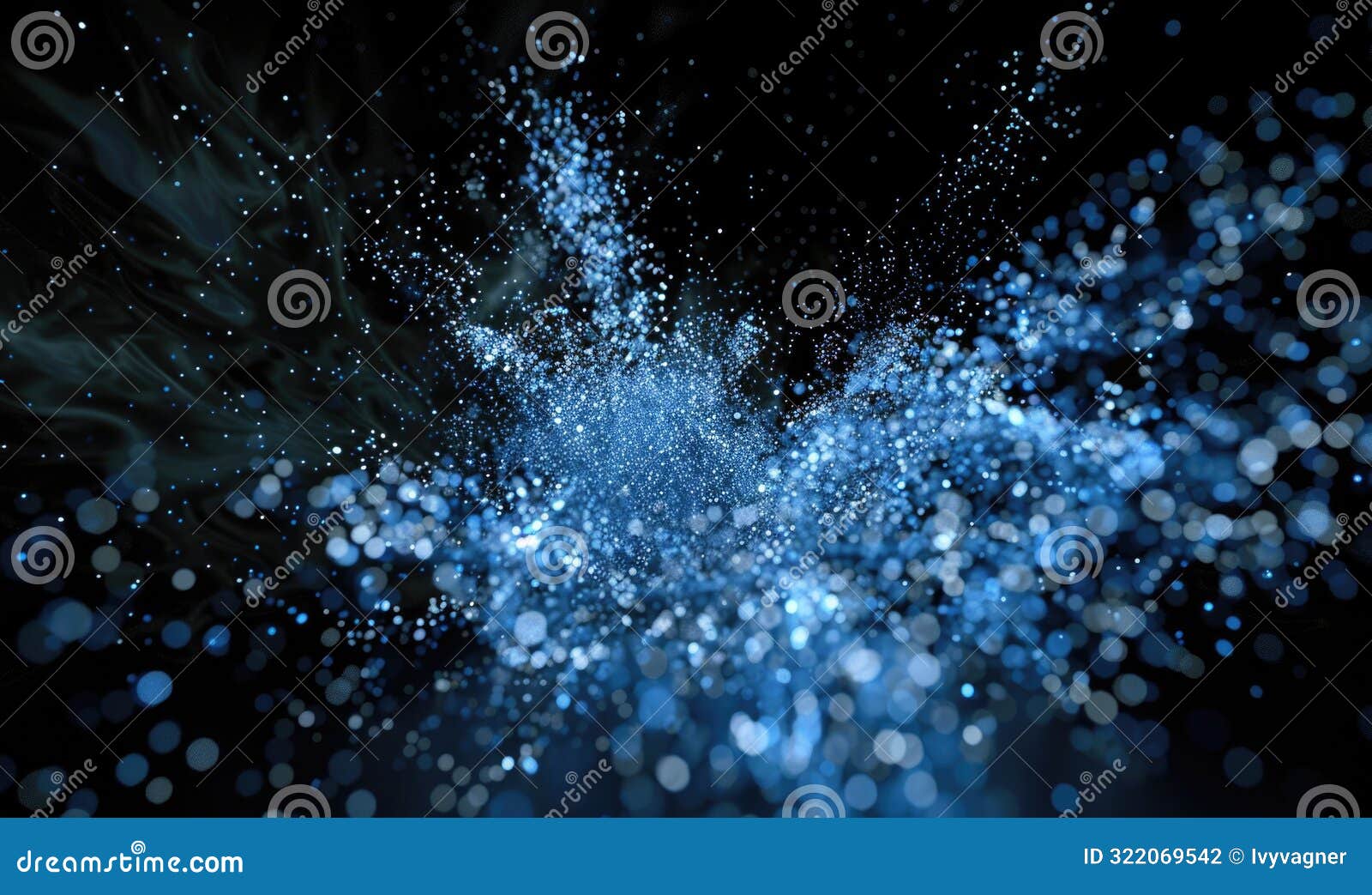 Water Explosion on Black Background Stock Photo - Image of spray, light ...