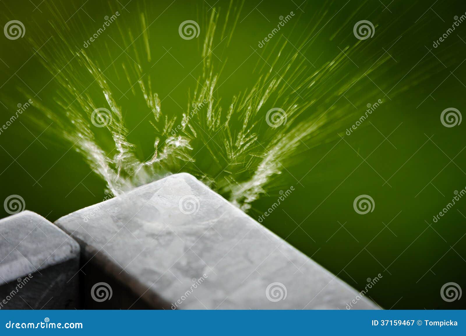 Water explosion stock image. Image of metal, closeup - 37159467