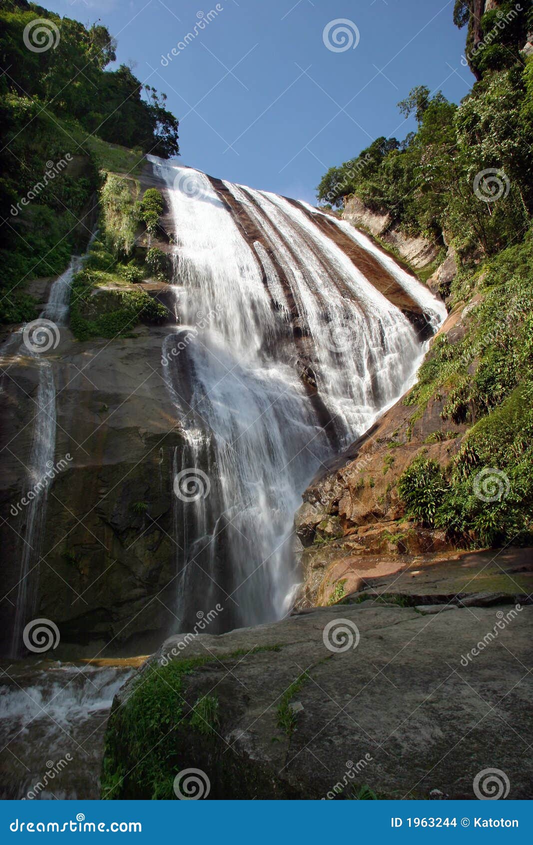 Water fall stock photo. Image of beautiful, background - 1963244