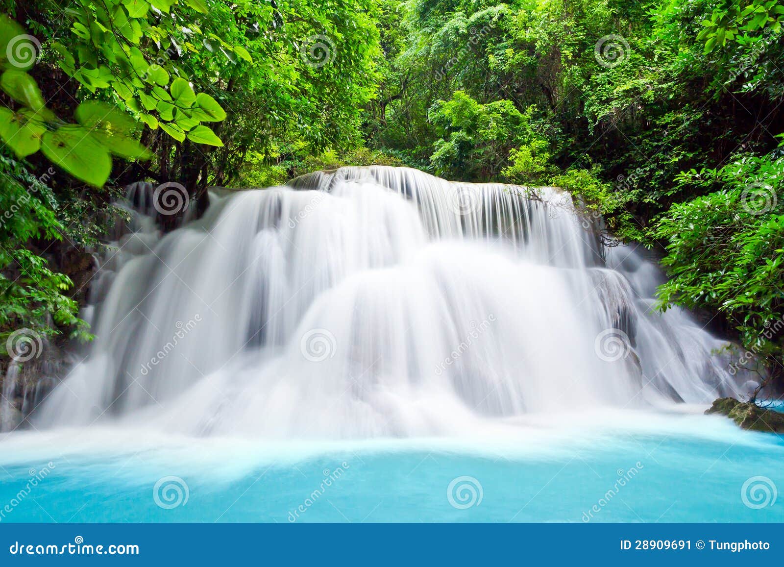 Water fall stock image. Image of brook, peaceful, boulders - 28909691