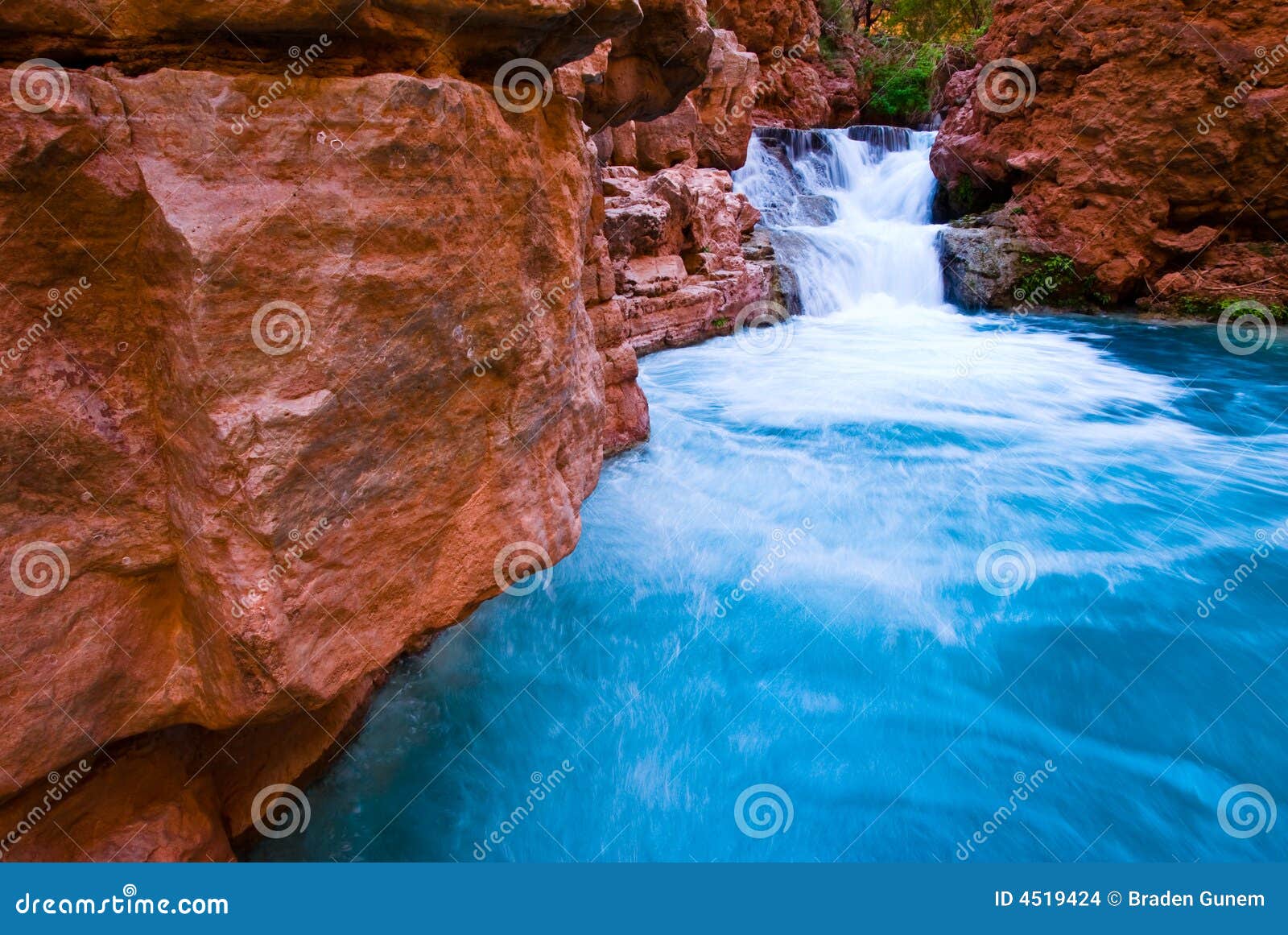 Water Fall stock photo. Image of park, falling, falls - 4519424