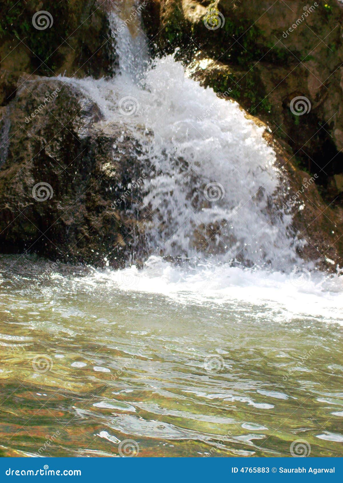 Water Fall stock image. Image of lagoon, landscapes, falling - 4765883