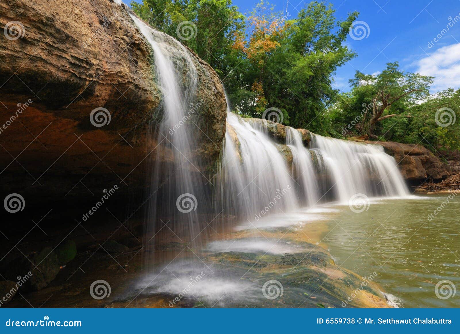 WATER FALL stock photo. Image of lake, outdoor, color - 6559738