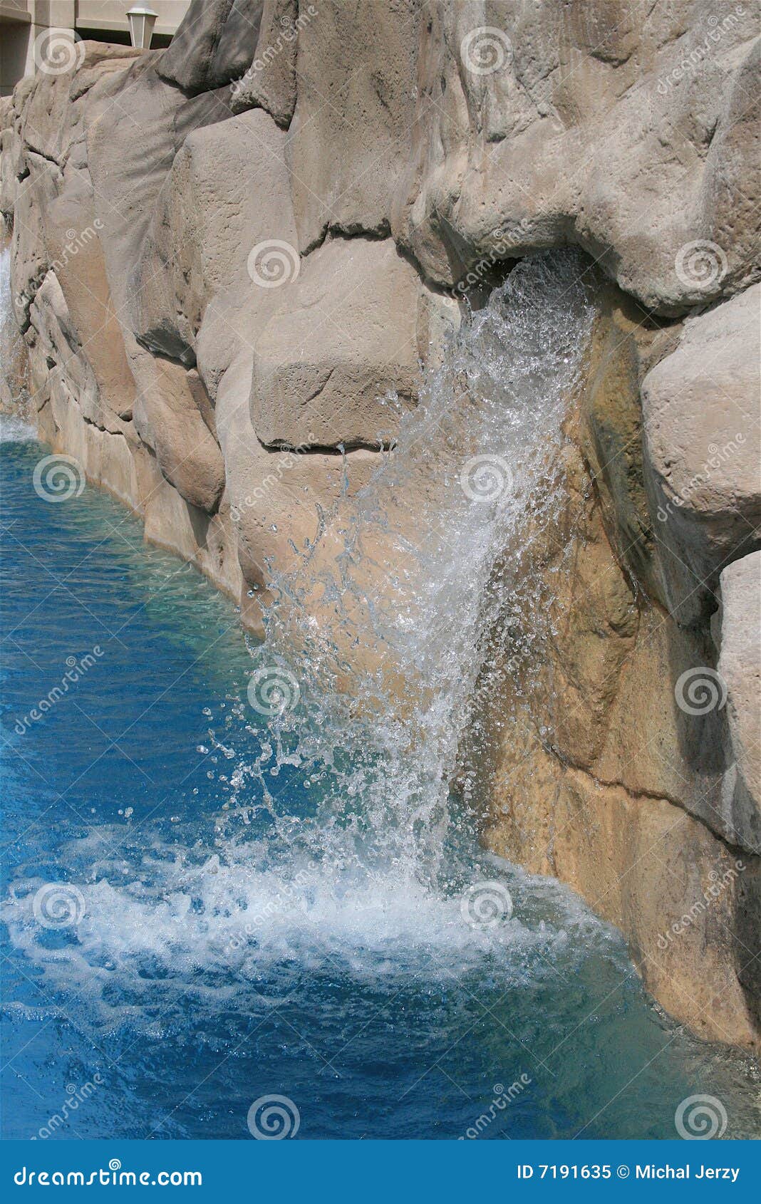 Water Fall stock image. Image of qatar, water, waterfall - 7191635
