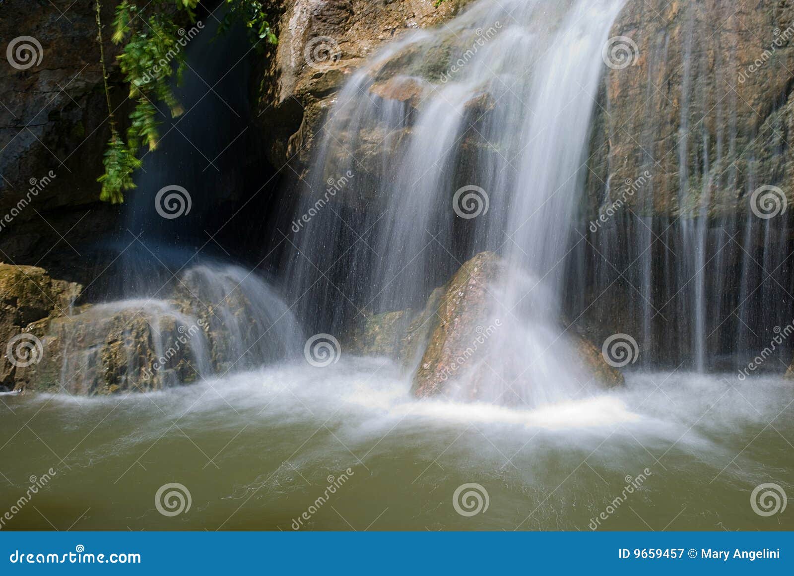 Water Fall stock image. Image of flowing, flow, nature - 9659457