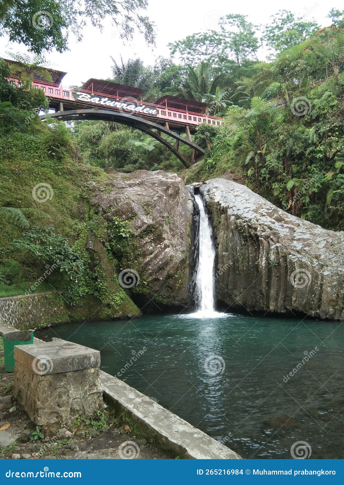 Water Fall Baturraden Central Java Editorial Stock Image - Image of ...