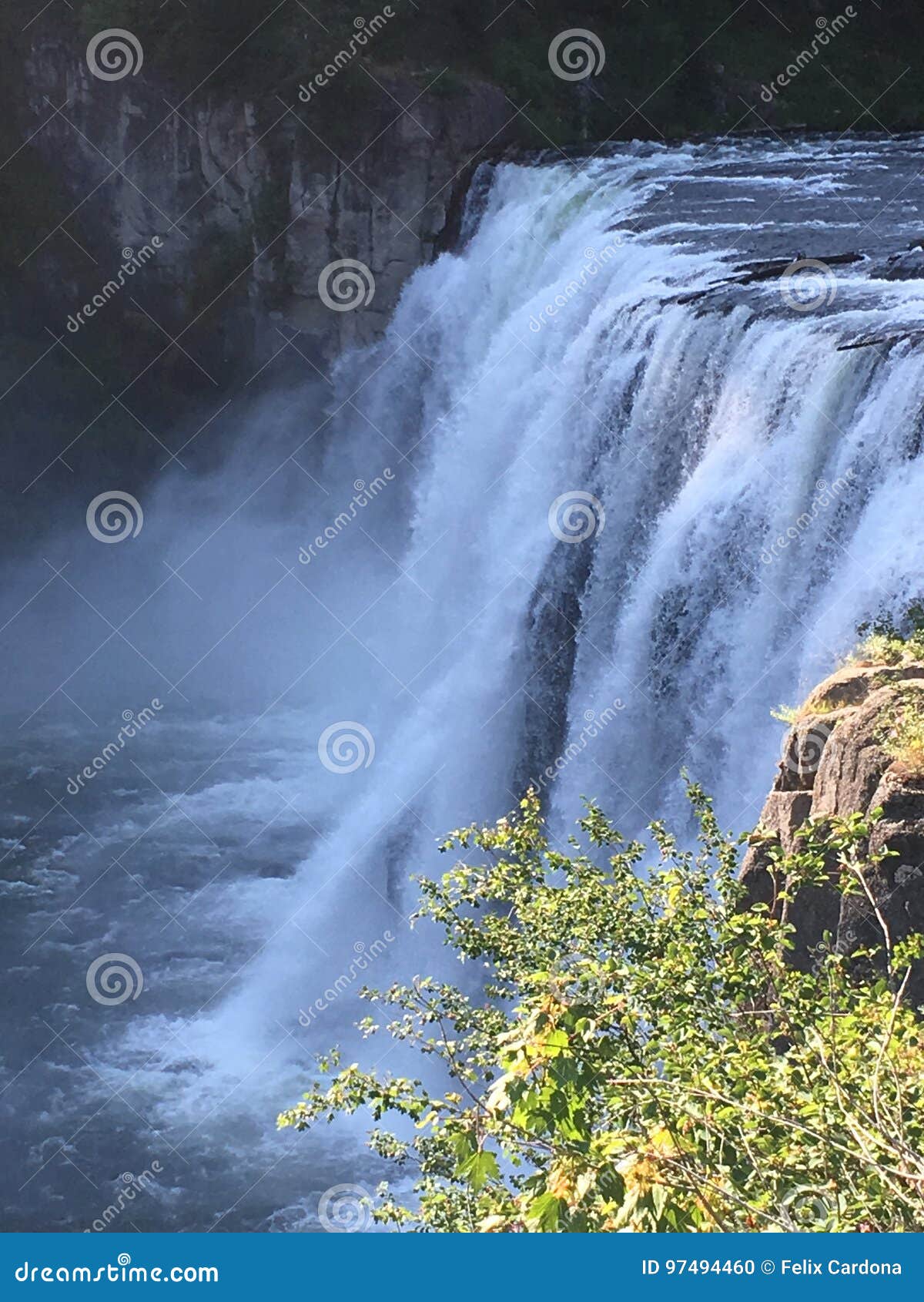 Water fall stock photo. Image of white, fall, water, clear - 97494460