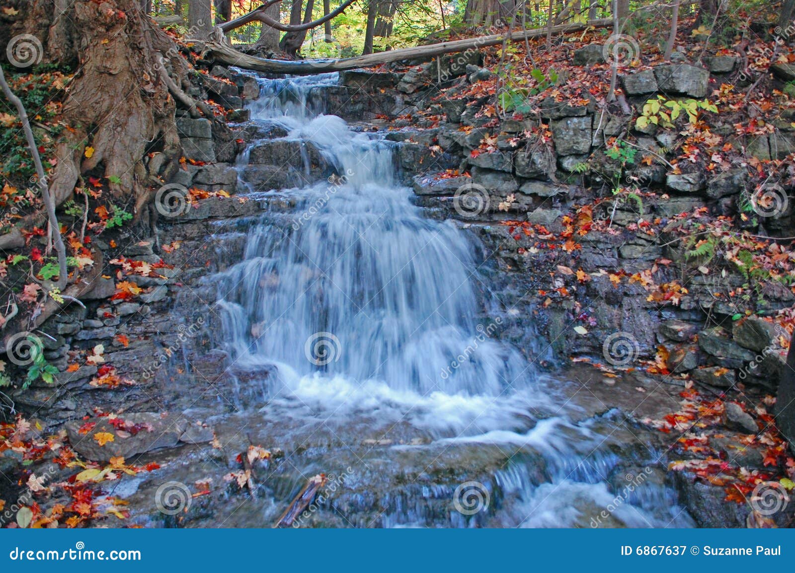 Water Fall Eighth Line, Halton Hills, Ontario Stock Image - Image of ...
