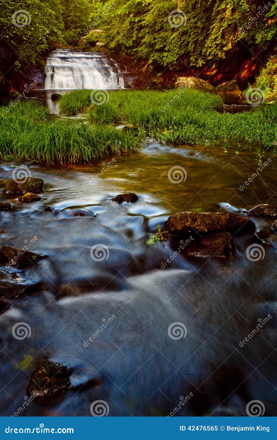 Water Fall in the forest stock image. Image of cool, waterfalls - 42476565