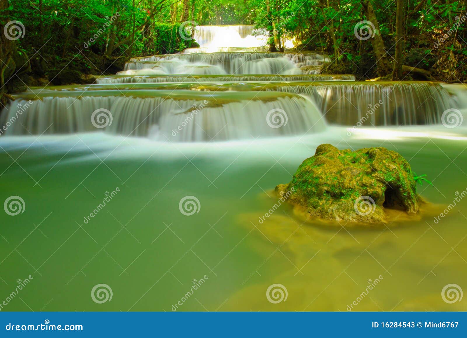 Water fall inThailand stock image. Image of national - 16284543