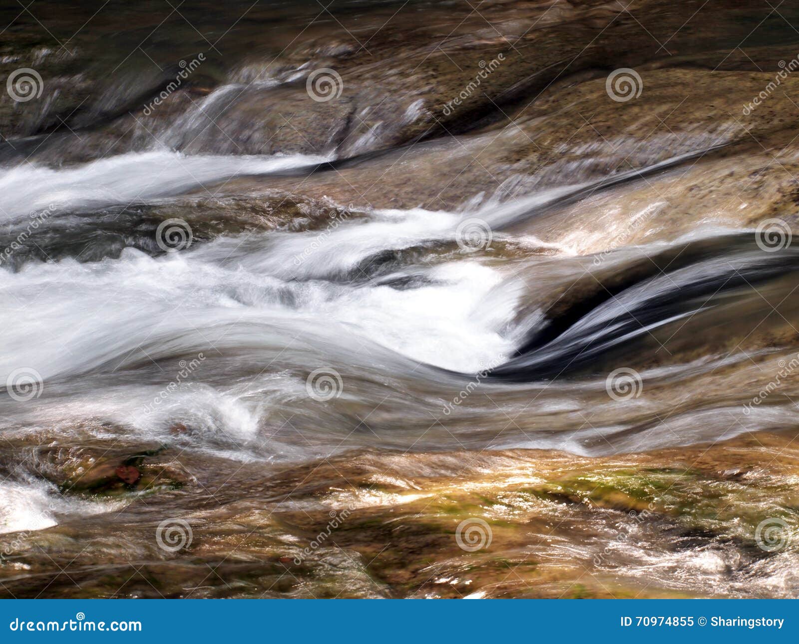 Water Fall in Spring Season Located in Deep Rain Forest Stock Image ...