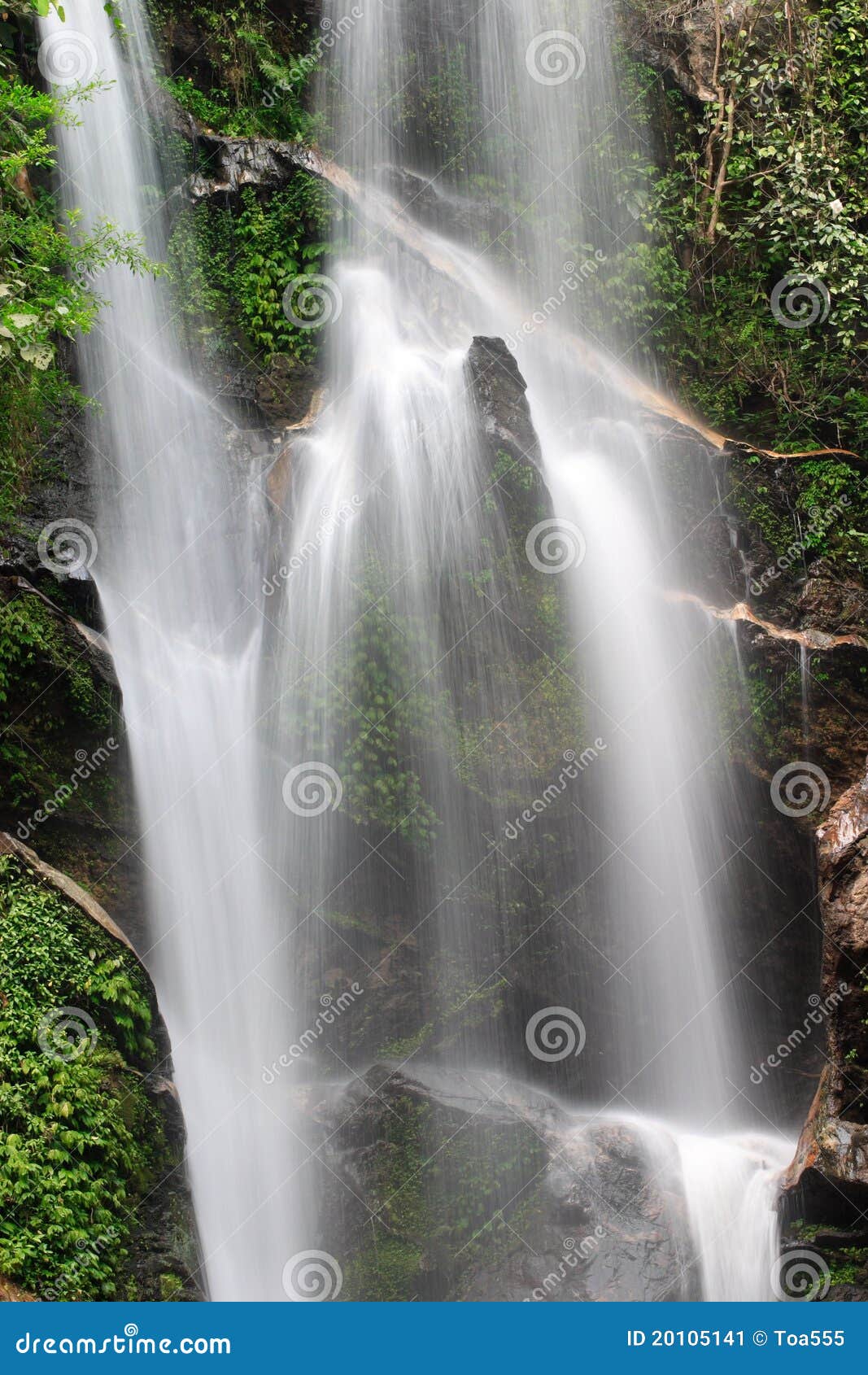 Water fall stream stock image. Image of natural, growth - 20105141