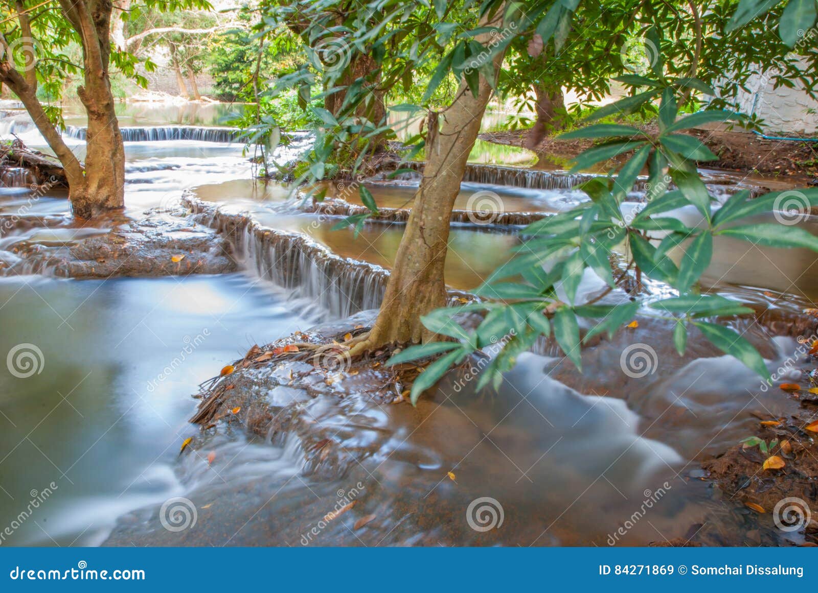 Water Fall in Thailand Country Stock Image - Image of landscape, park ...