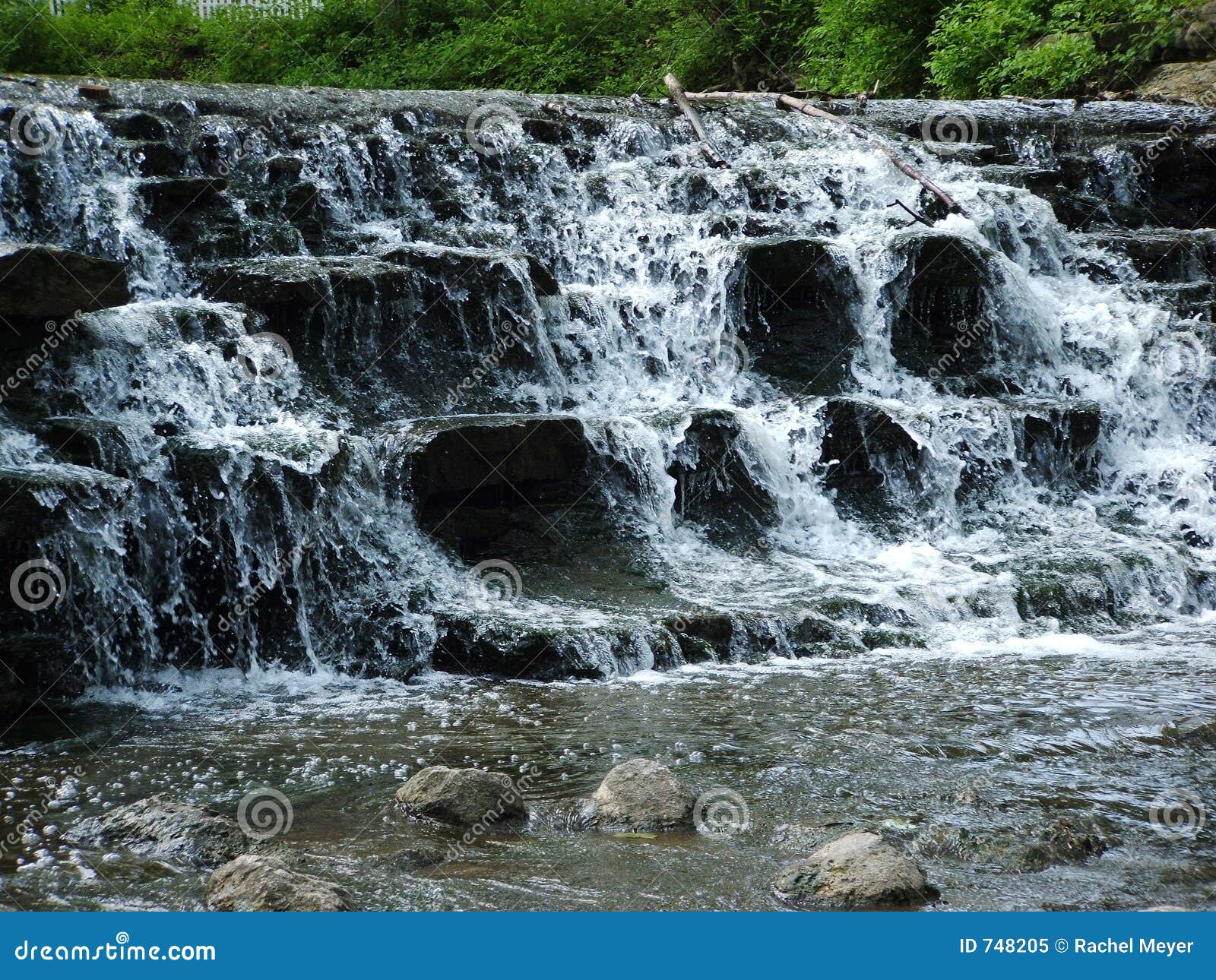 Water Falling stock image. Image of calm, villages, exotic - 748205