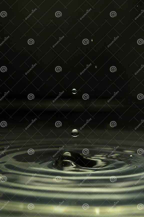 Water Falling Dripplets 047 Stock Photo - Image of yellow, calm: 282914632