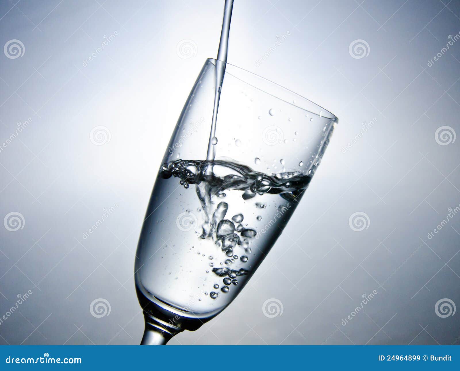 Water falling into glass stock image. Image of flowing - 24964899