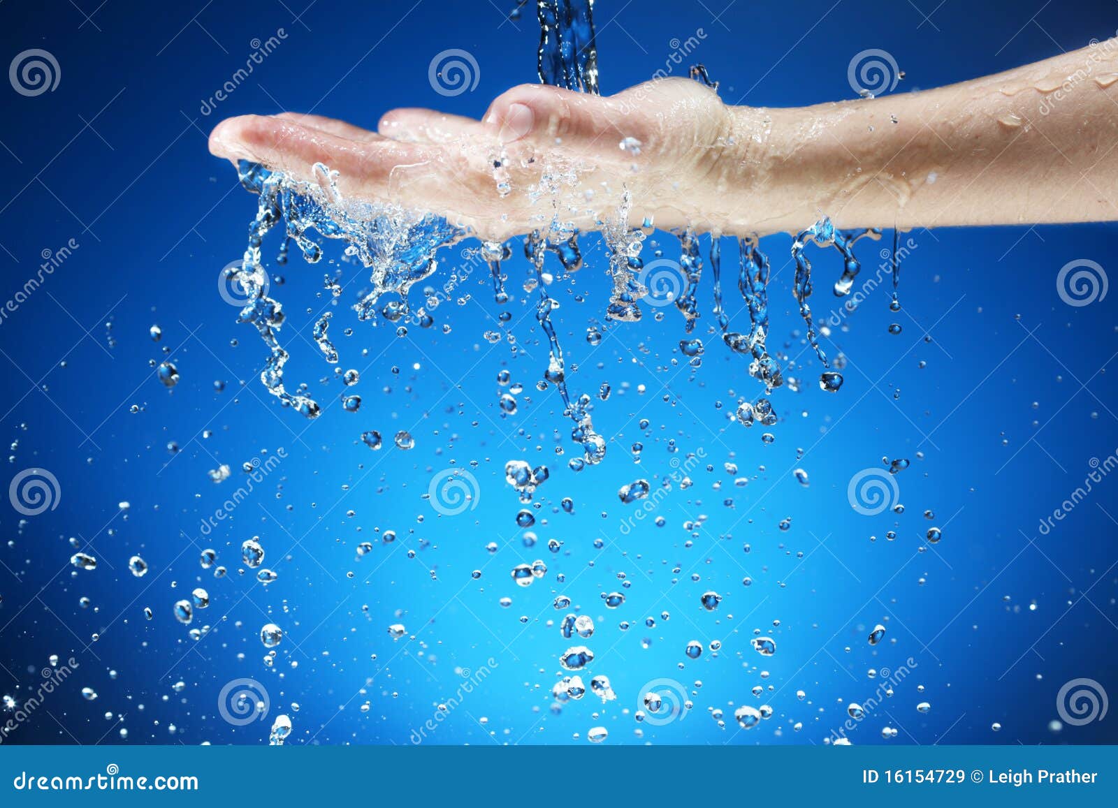 Water falling on hand stock image. Image of environment - 16154729