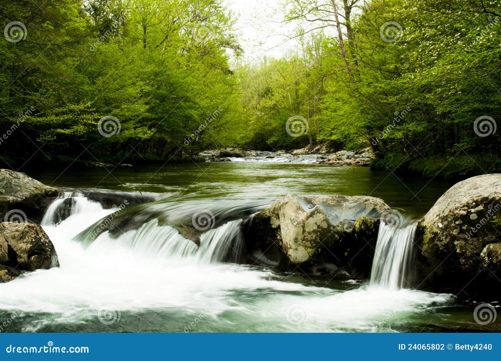 Water Falling Off Steep Rocks. Stock Photo - Image of river, arroyo ...