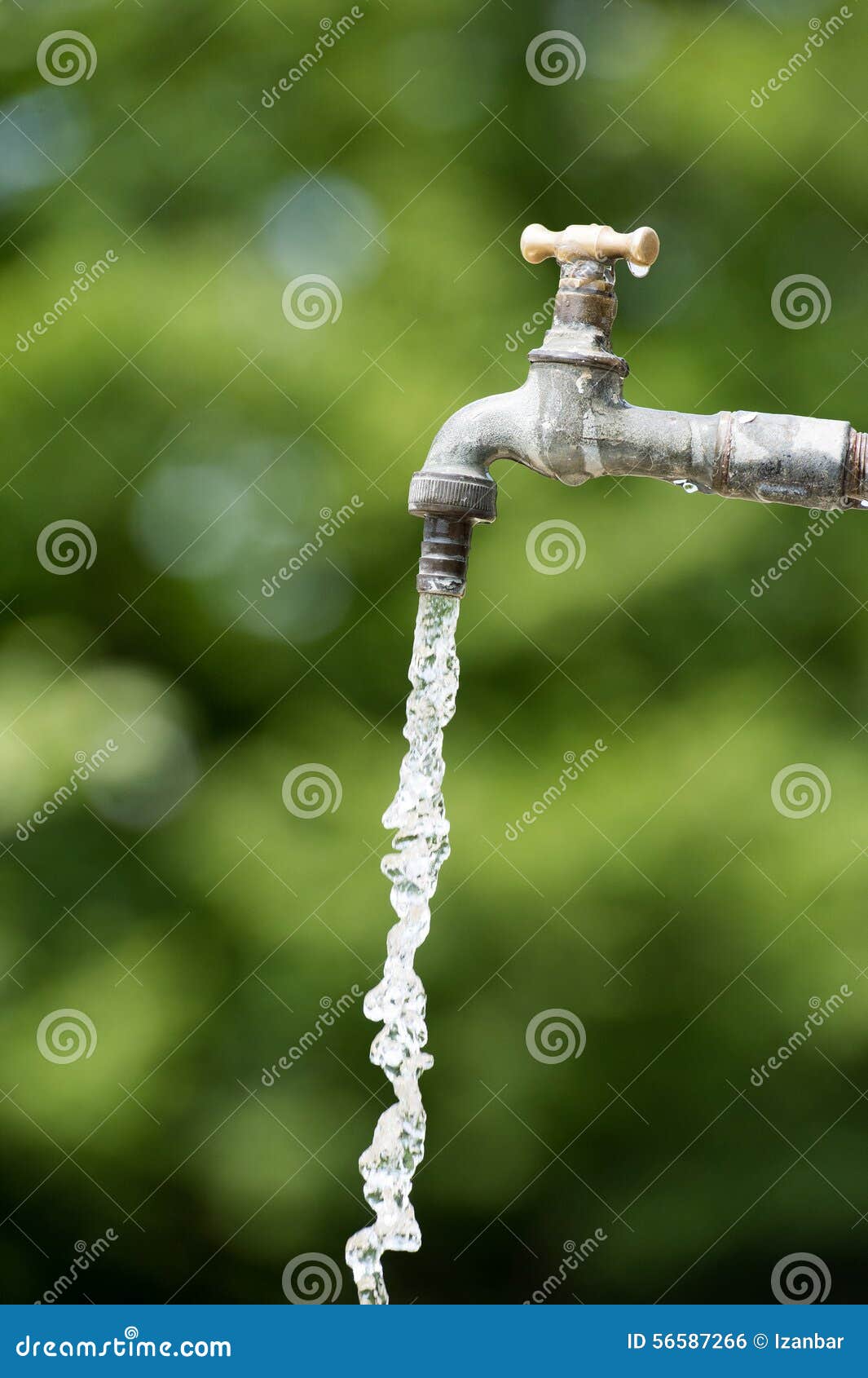 Water Falling from Open Tap Stock Photo - Image of white, falling: 56587266