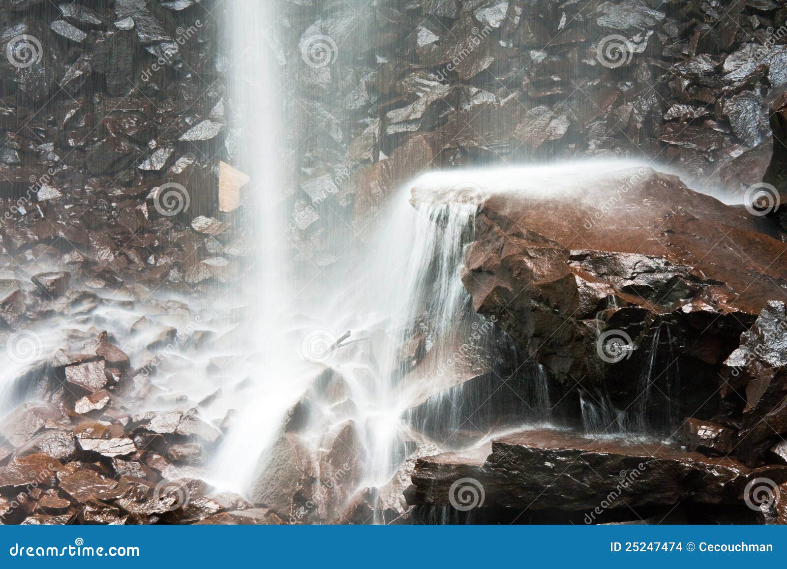 Water Falling over Rocks stock photo. Image of beauty - 25247474