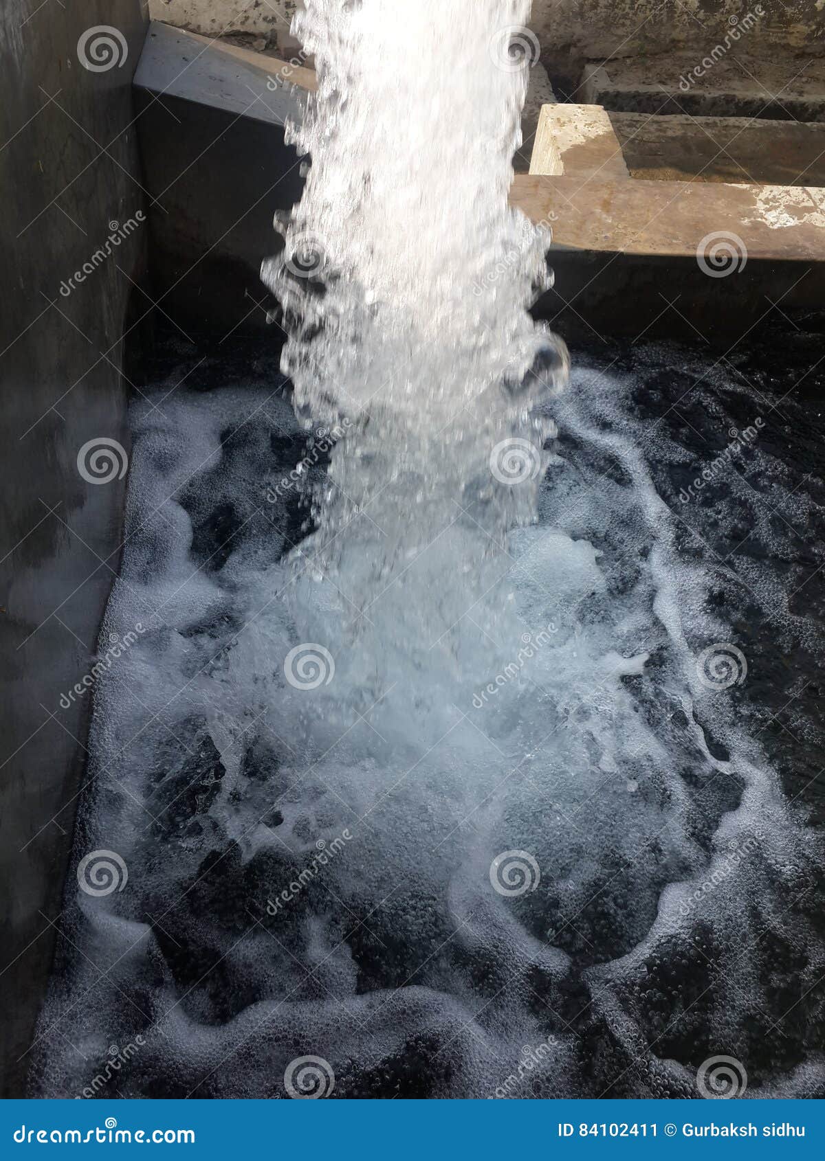 Water falling stock image. Image of water, tube, pipe - 84102411