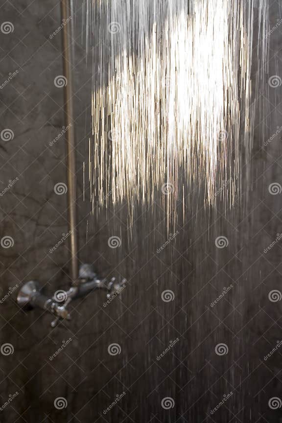 Water falling in shower stock photo. Image of falling - 1582704
